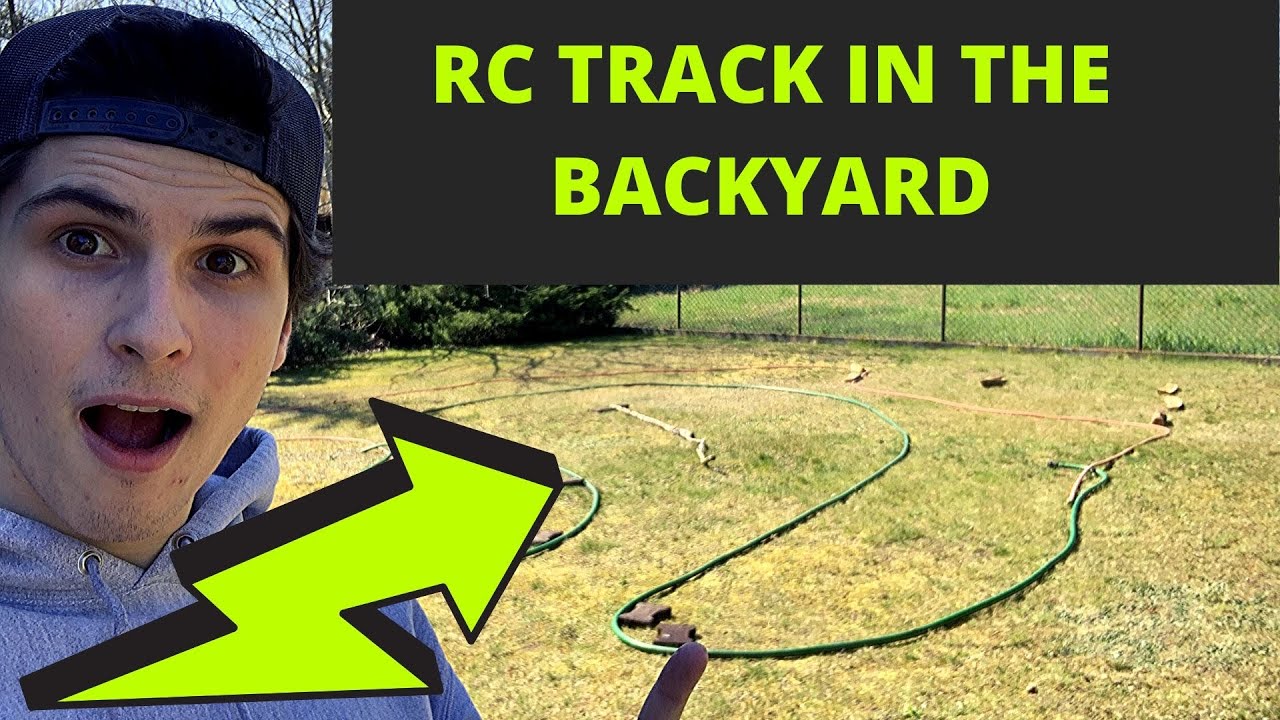 RC TRACK IN MY BACKYARD | RC RACING | RC CARS | - YouTube