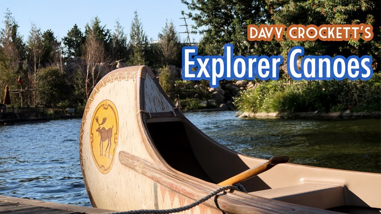 Davy Crockett's Explorer Canoes- With Cranes from Star Wars Land - YouTube