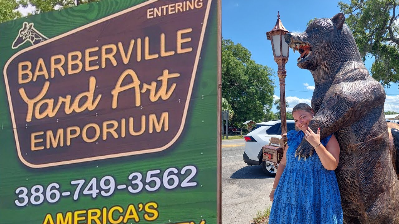 Barberville YARD ART EMPORIUM , a Florida Landmark - YouTube