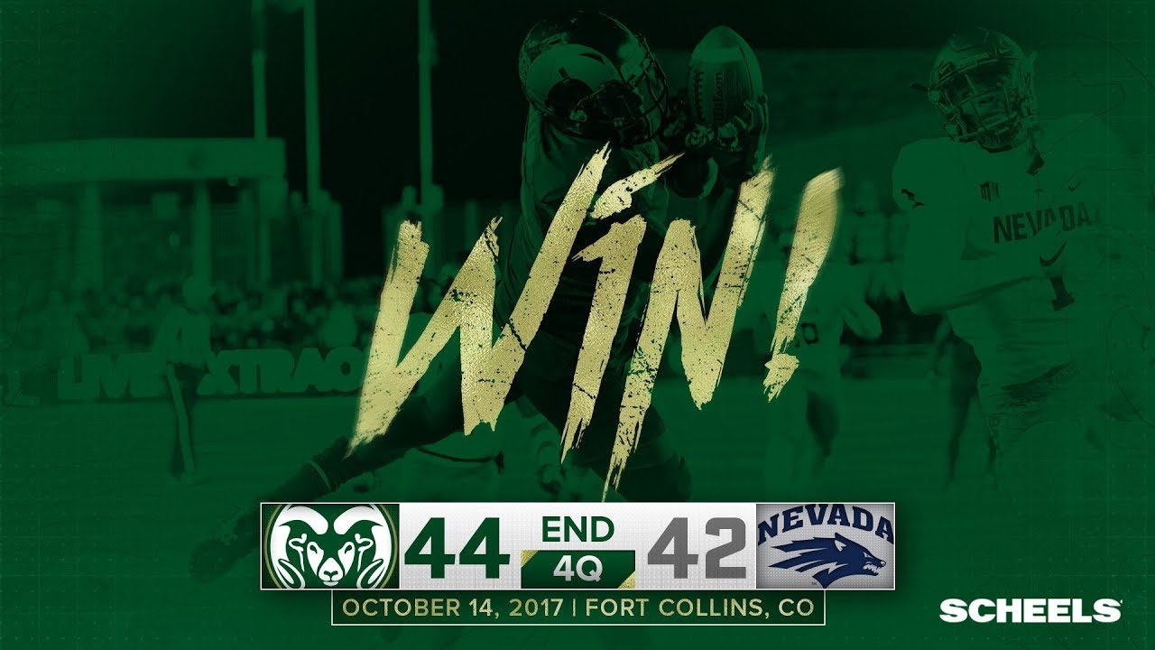 Colorado State Football: Highlights vs. Nevada - YouTube