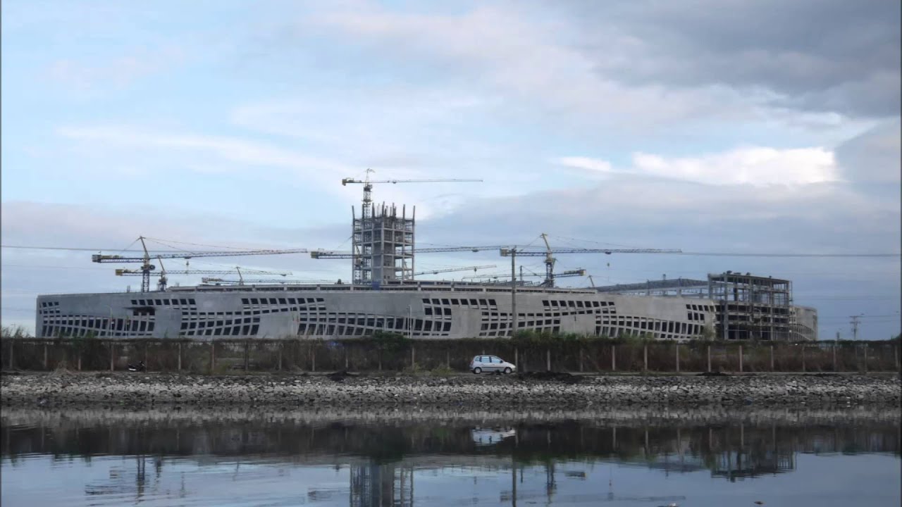 BackWater - a View of SM Seaside under-construction - YouTube