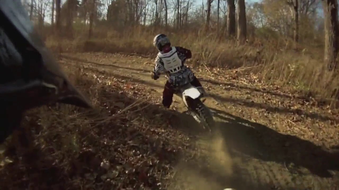 Tony & Luke learning motocross. 2010 - YouTube