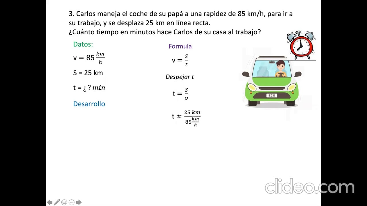 Explicación Ejercicios MRU - YouTube