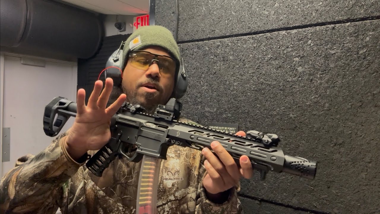 Palmetto State Armory AR-V 9mm Custom PSA Build - YouTube