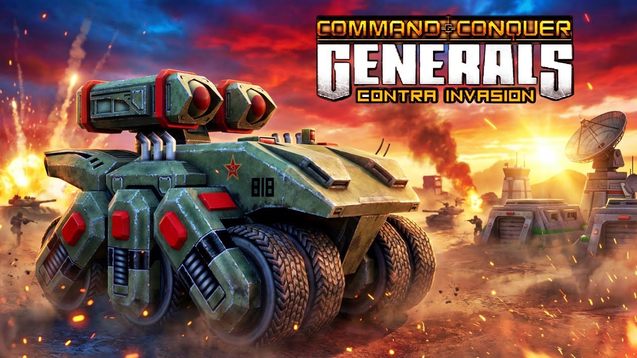 Generals Zero Hour | Contra MOD Showdown: Nukes Galore! (RTS Domination ...
