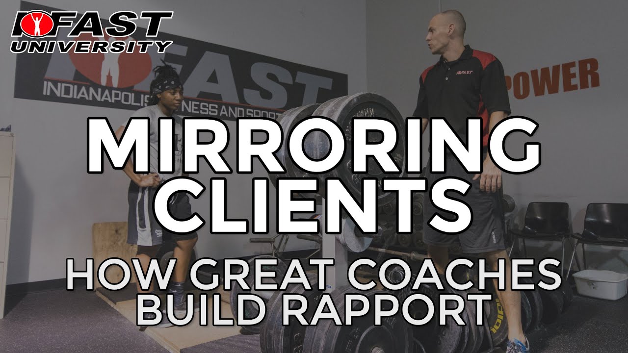 Mirroring Clients: How great coaches build rapport - YouTube