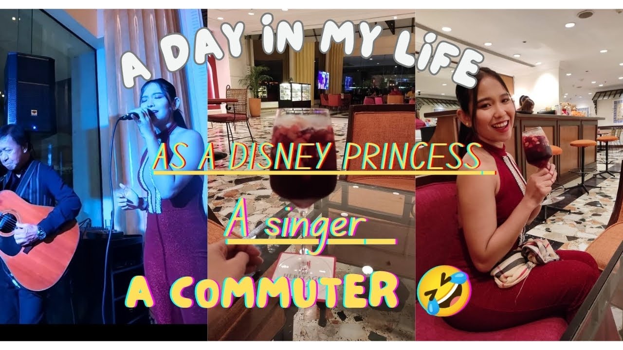 A Day in My Life as a Disney Princess, a Singer, a Commuter 🤣 #singer # ...