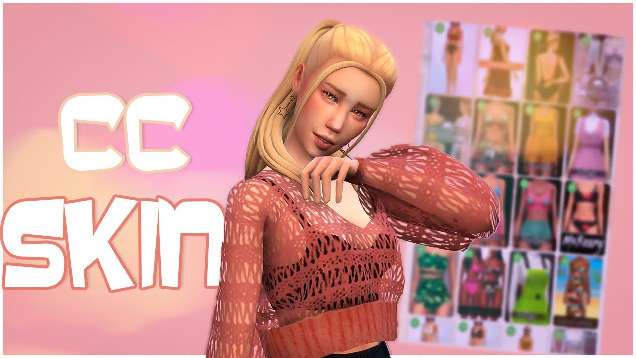 CC Skintone and freckles | Sims 4 CC Maxis Match - YouTube