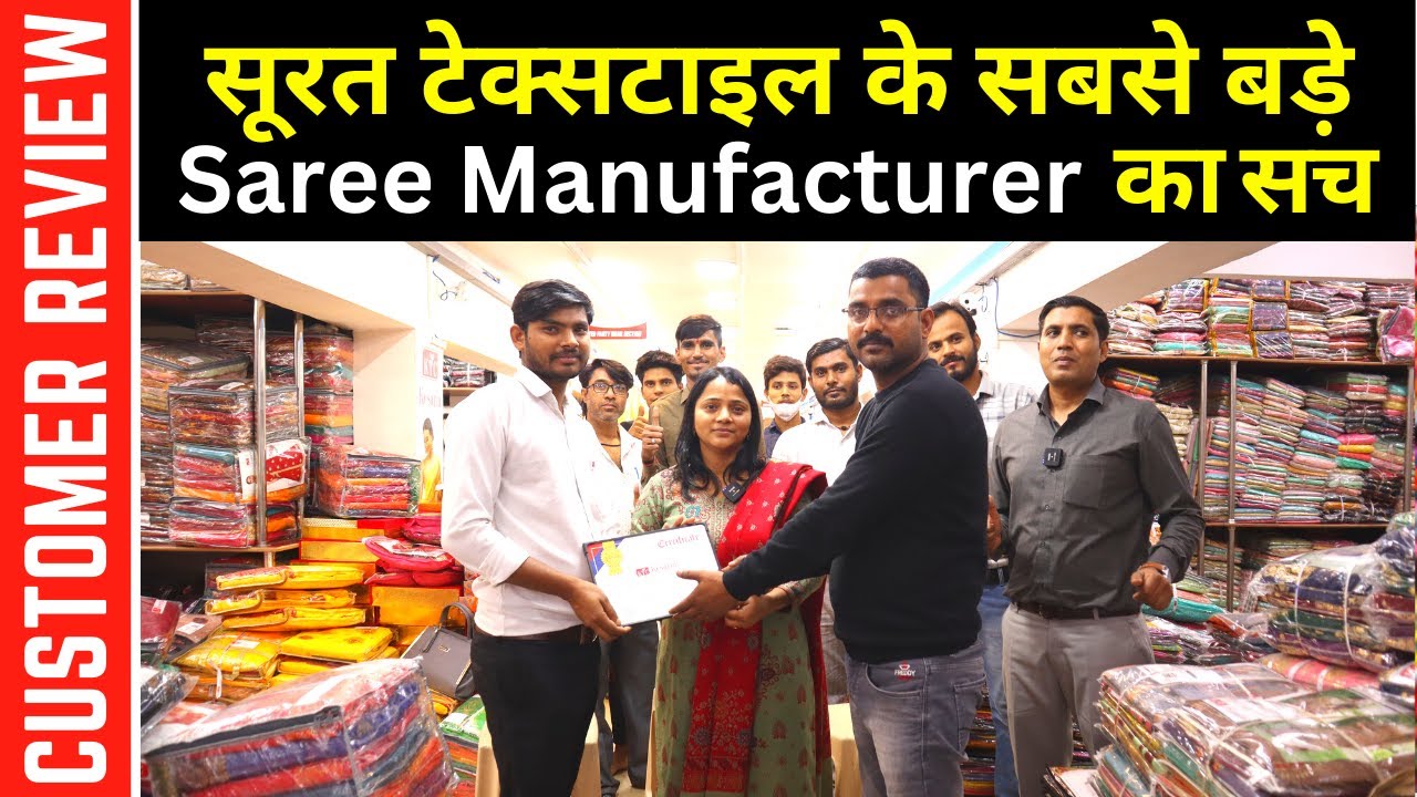 Saree Manufacturers in Surat | Surat Saree Wholesale Market - Kesaria ...