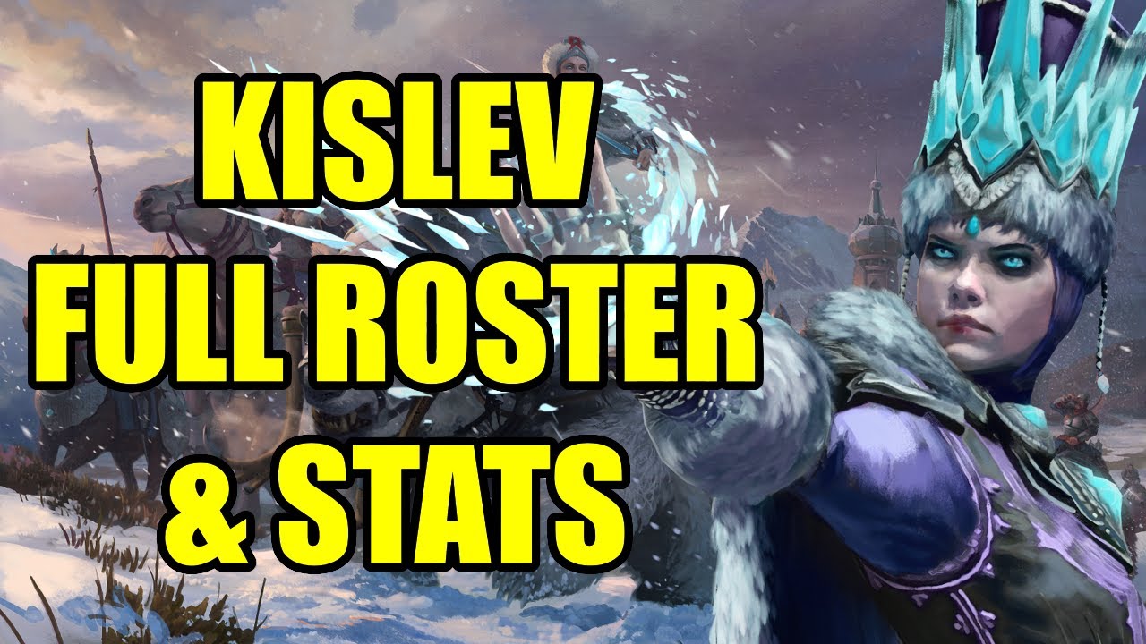 KISLEV - FULL ROSTER & STATS - Total War Warhammer 3 - YouTube