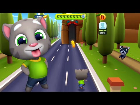 Talking Tom Gold Run Gameplay 2016 - Original Tom Vs The Strange Flying World