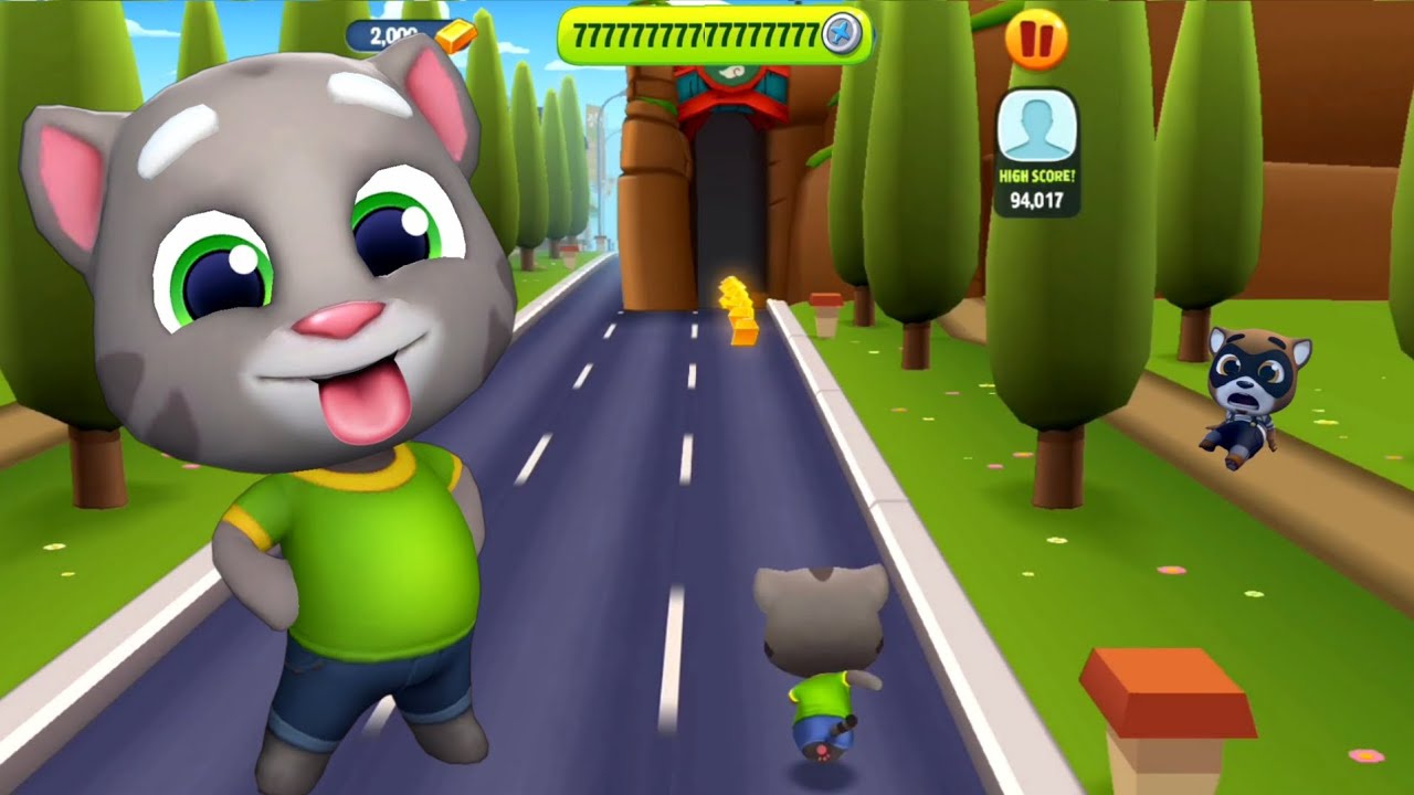 Talking Tom Gold Run Gameplay 2016 - Original Tom Vs The Strange Flying ...