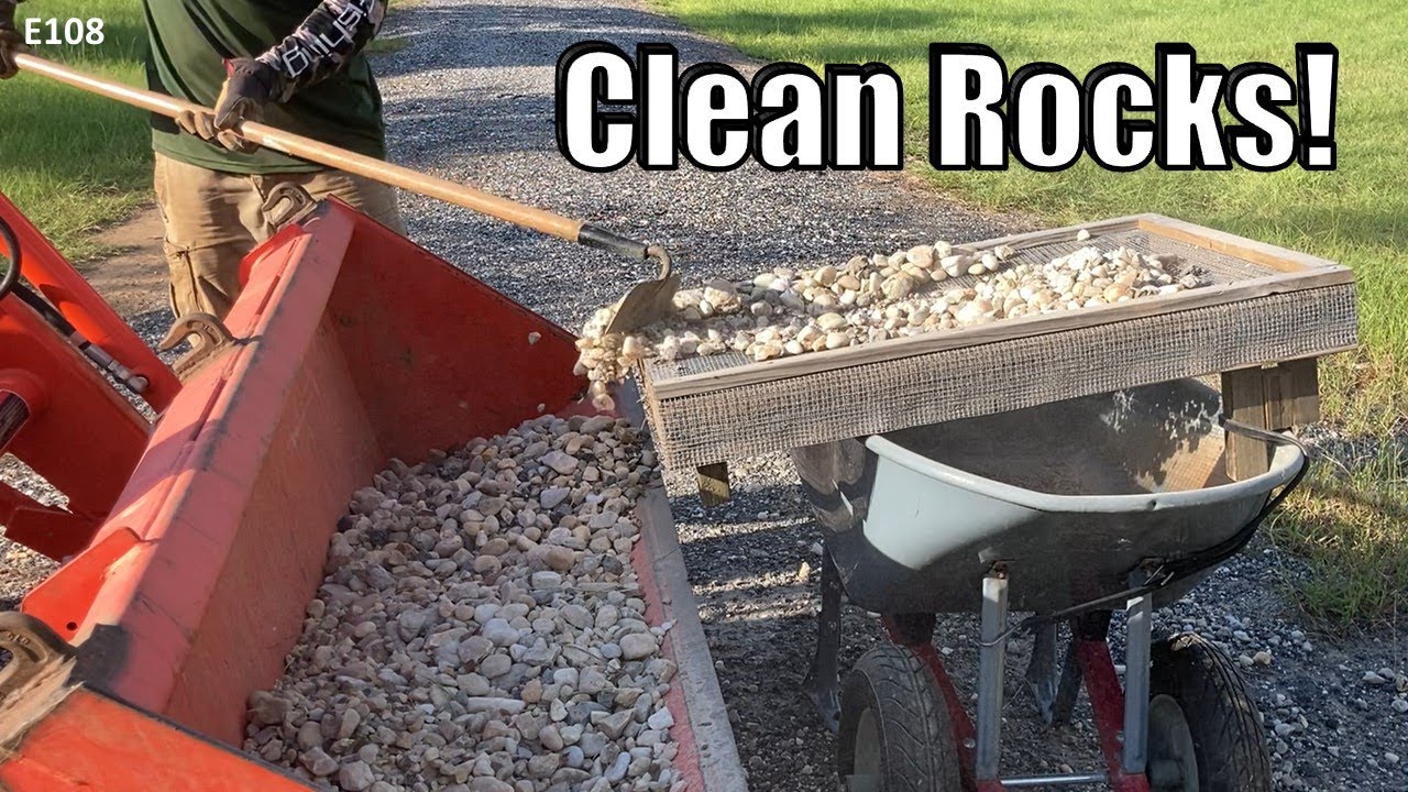 Homemade Rock Screed / Screen for Beautiful Landscaping | E108 - YouTube