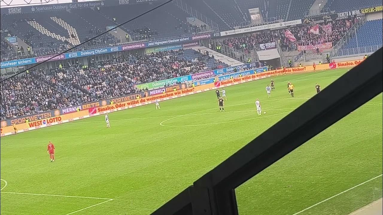 24. Spieltag MSV Duisburg - Fortuna Köln | Das zweite Tor für den MSV Duisburg von Patrick ...