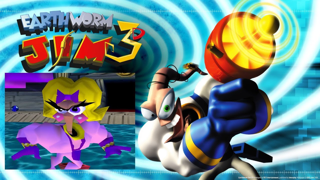 Earthworm Jim 3D Full Walkthrough FINALE - Earthworm Kim - YouTube