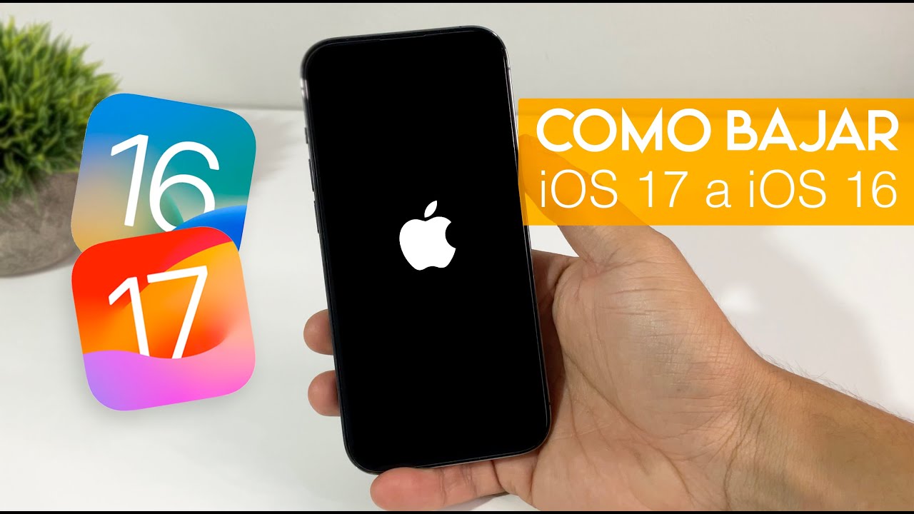 Cómo BAJAR de iOS 17 a iOS 16 La FORMA MAS FÁCIL - YouTube