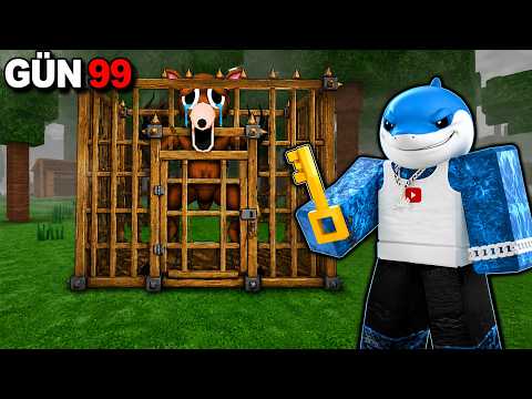 SONUNDA GEYİĞİ YAKALADIM!! - Roblox Ormanda 99 Gece