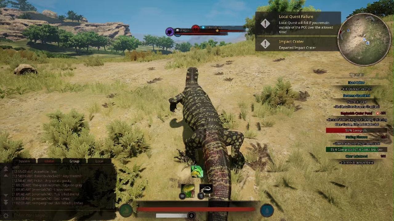 Path of Titans Meg Gang 2 Apex's hunt - YouTube