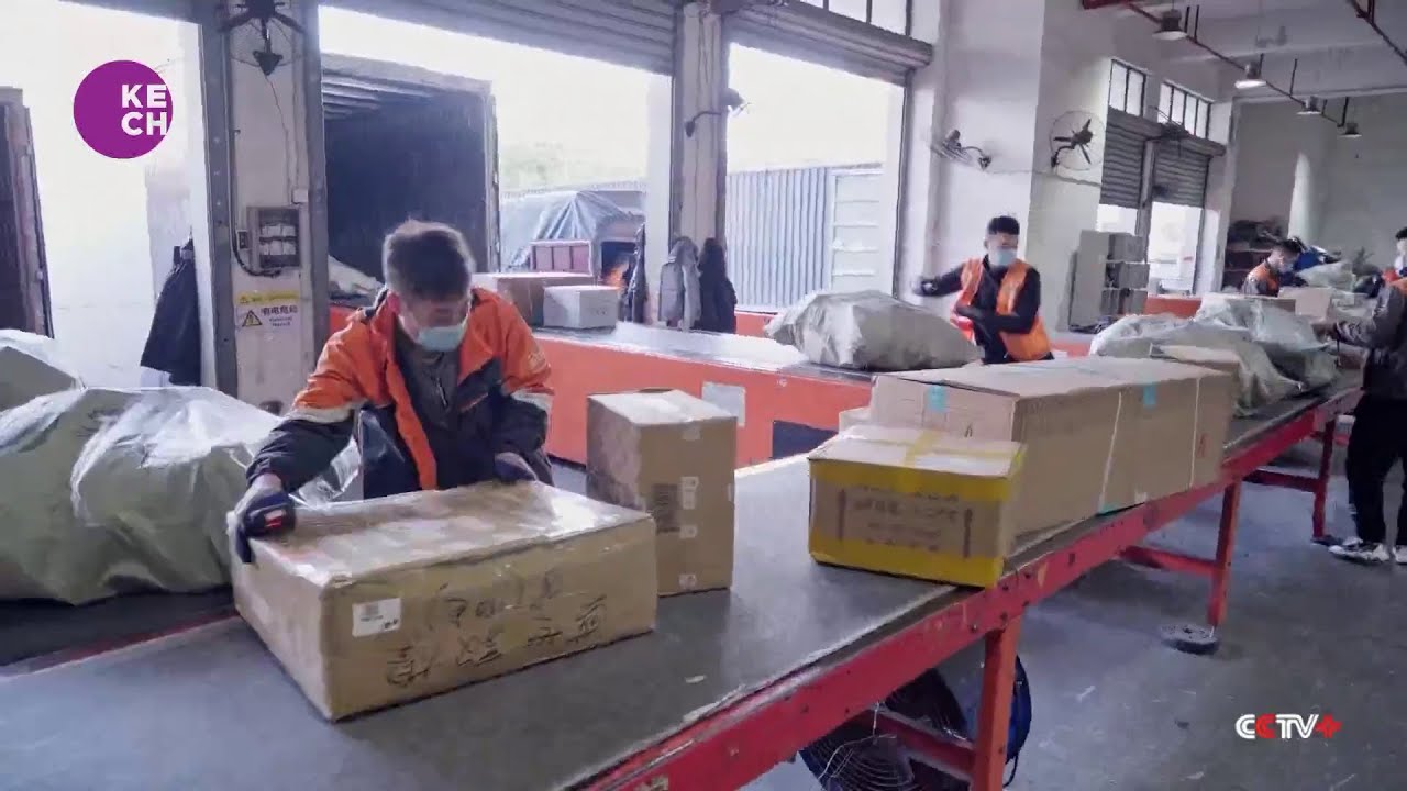 China's postal sector logs robust growth in Quarter 1 - YouTube