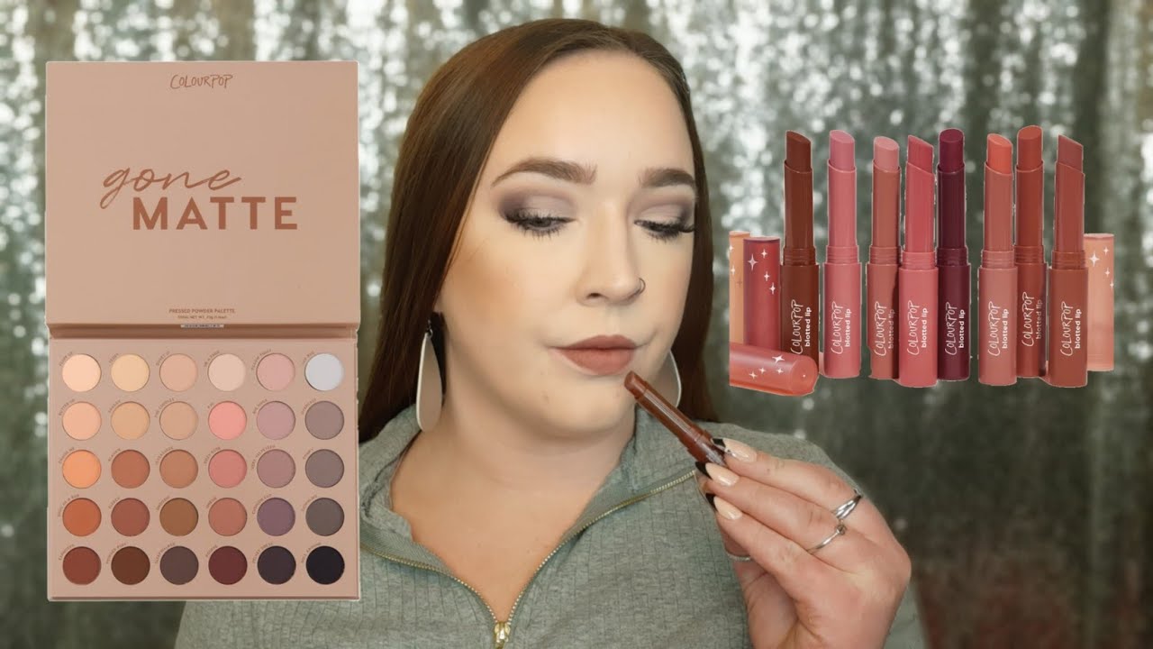 New Colourpop Gone Matte Palette & Colourpop Blotted Lip Collection ...