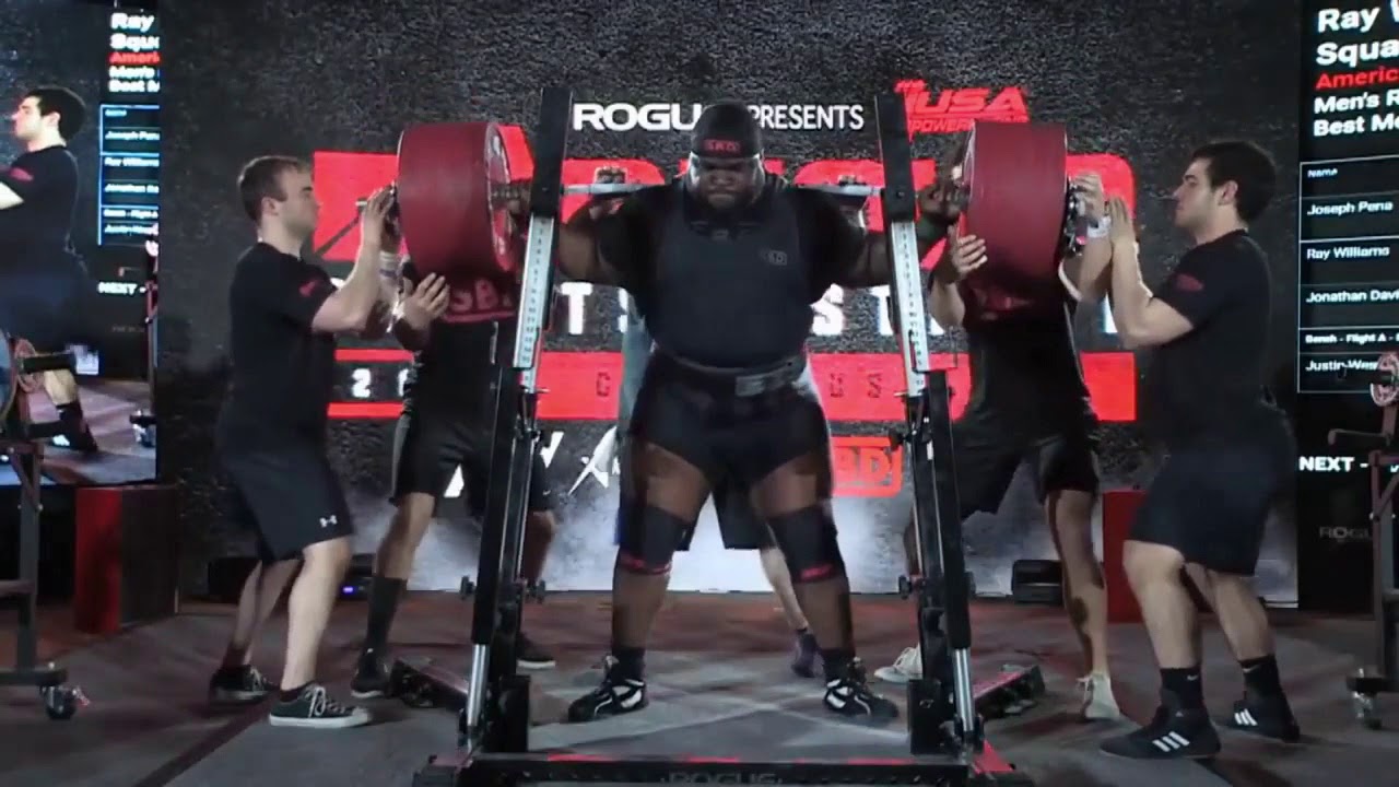 Ray Williams, raw squat World Record 1080 pounds - YouTube
