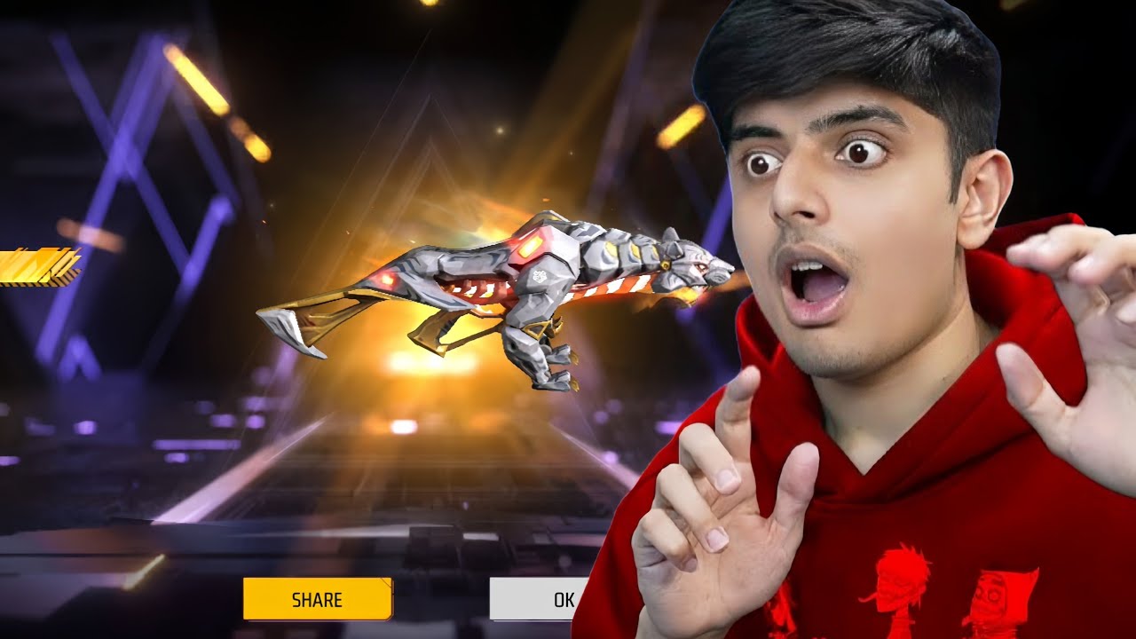Free Fire New Evo Thompson Cyber Claws Skin | New Thompson Evo Skin ...
