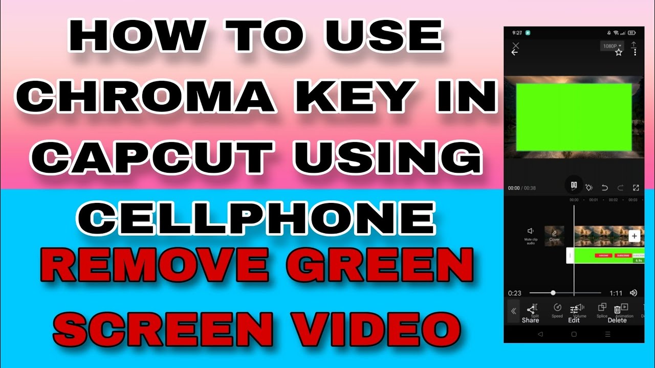 HOW TO USE CHROMA KEY IN CAPCUT/REMOVE GREEN SCREEN USING CP - YouTube