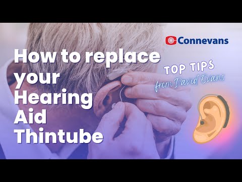 How to replace Hearing Aid Thintubes on the Signia Stretta AYA M