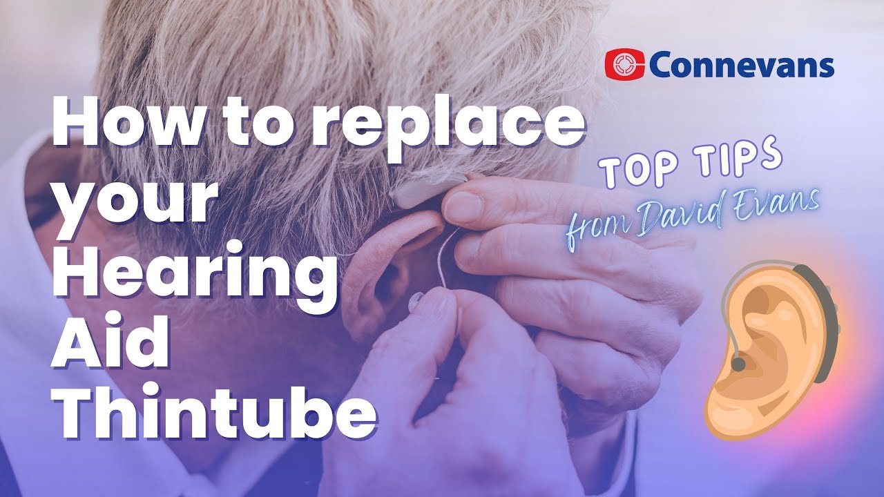 How to replace Hearing Aid Thintubes on the Signia Stretta AYA M - YouTube