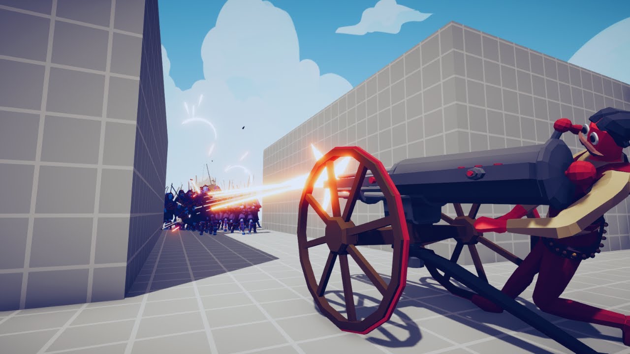 100 CHEAPEST UNITS ALL FACTIONS vs ELITE GATLING GUN - TABS | Totally ...