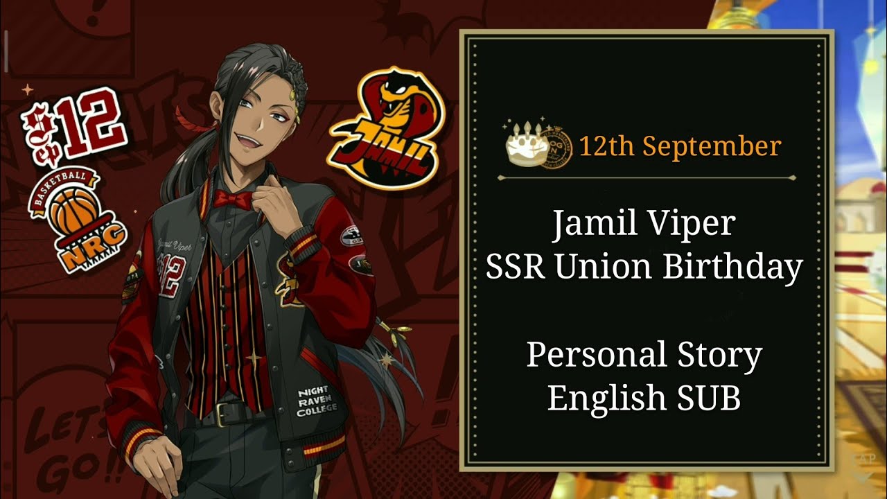 Jamil Viper - SSR Union Birthday - Personal Story - Disney Twisted ...