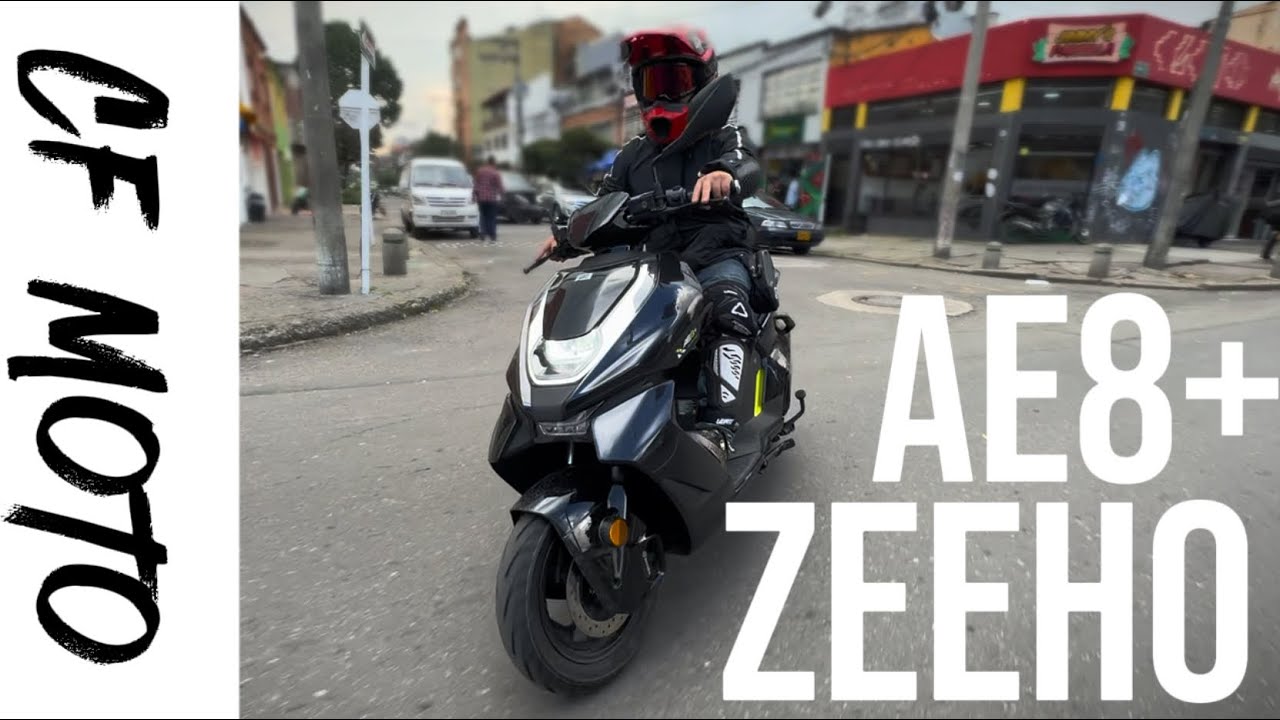 ¡La eléctrica que humilla motos a gasolina! CF Moto Zeeho AE8+ en Colombia - YouTube