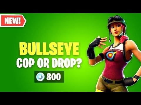 NEW BULLSEYE SKIN BEST SKIN IN THE GAME! (Fortnite Battle Royale) - YouTube