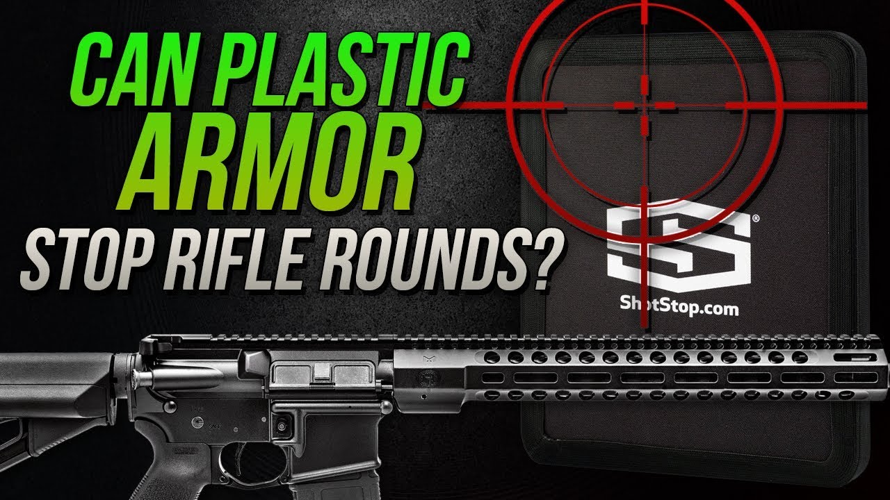 Can Plastic Backpack Armor Stop Rifle Rounds? Shot Stop lvl III+ UHMWPE ...