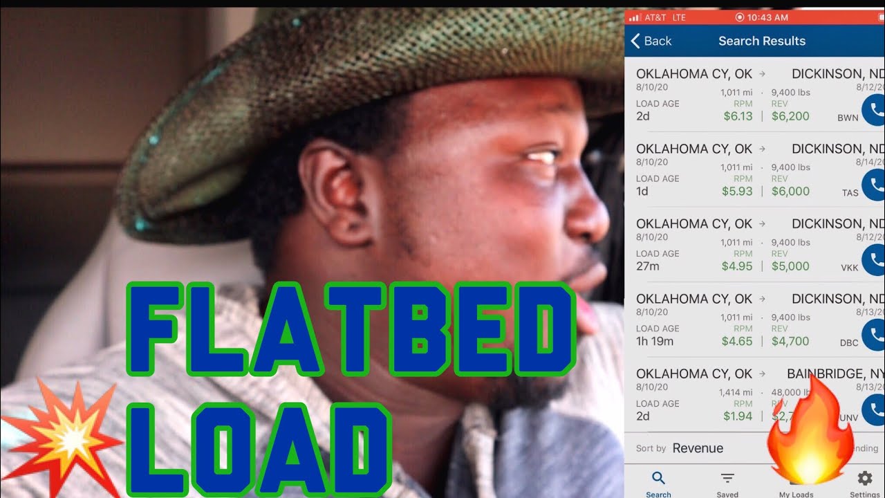 FLATBED LOADS ON LANDSTAR LOAD BOARD 8.6.2020 *trucking landstar owner ...