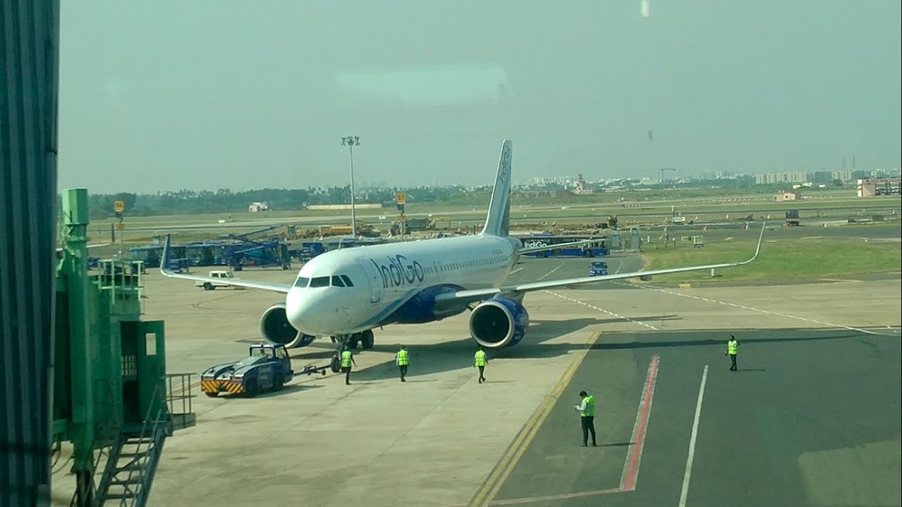 Indigo Pushback | Ramp Side View - Part 113 | Chennai Airport | Plane ...
