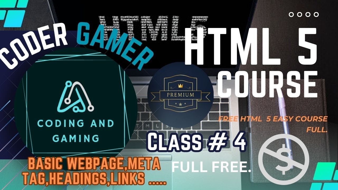 HTML FREE PREMIUM COURSE CLASS 4 2023. || FREE HTML FULL COURSE ...