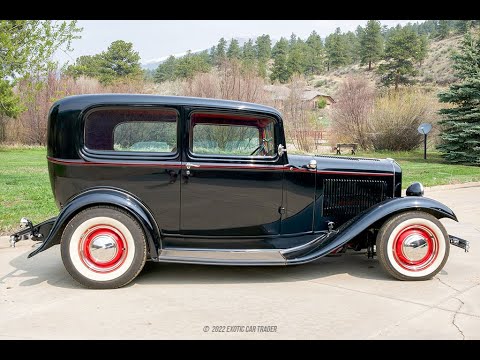 1932 Ford Model B 2 Door Sedan Walk-around Video - YouTube