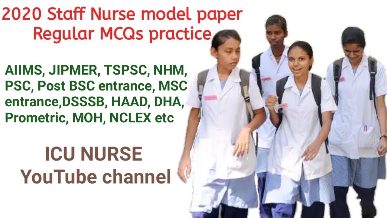 2020 Staff Nurse model paper Regular MCQs practice - YouTube