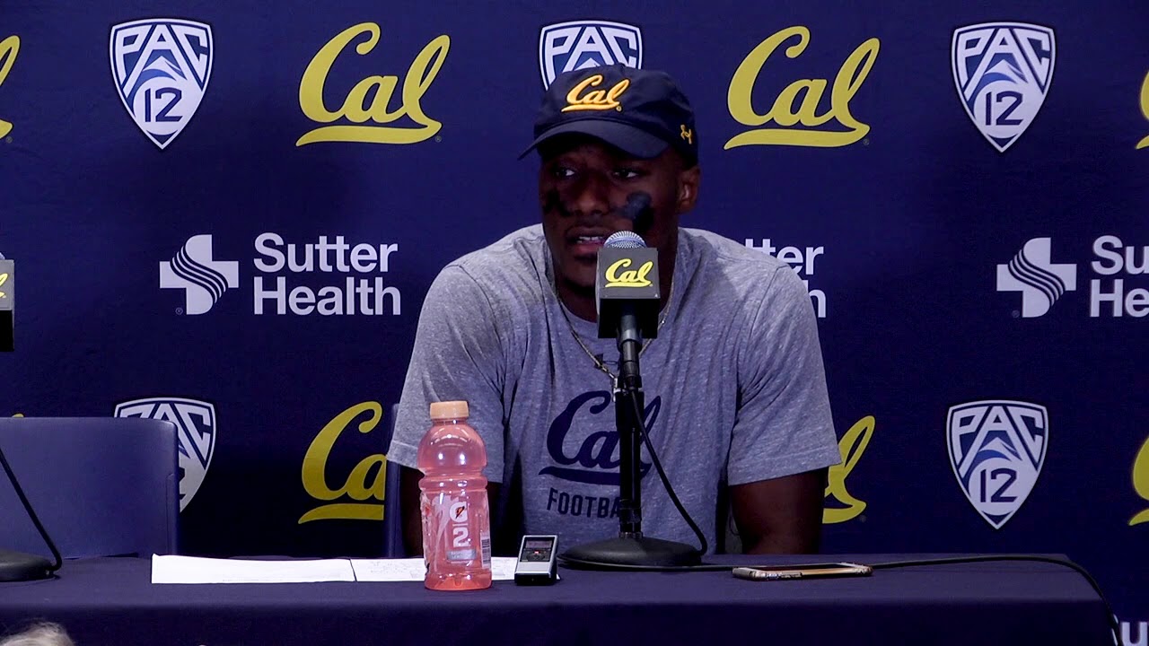 Cal Football Oregon State Post Game - WR Jordan Duncan 10/19/19 - YouTube