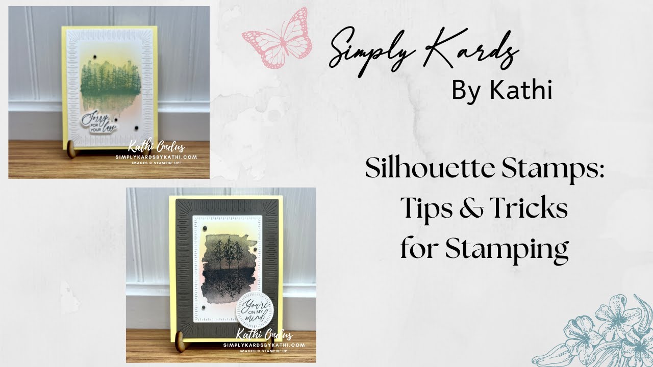 Silhouette Stamps : Tips & Tricks For Stamping - YouTube