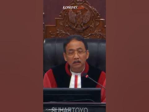 Momen Ketua MK Tegur Ketua KPU-Bawaslu yang Tidur dalam Sidang Sengketa Pilpres - YouTube