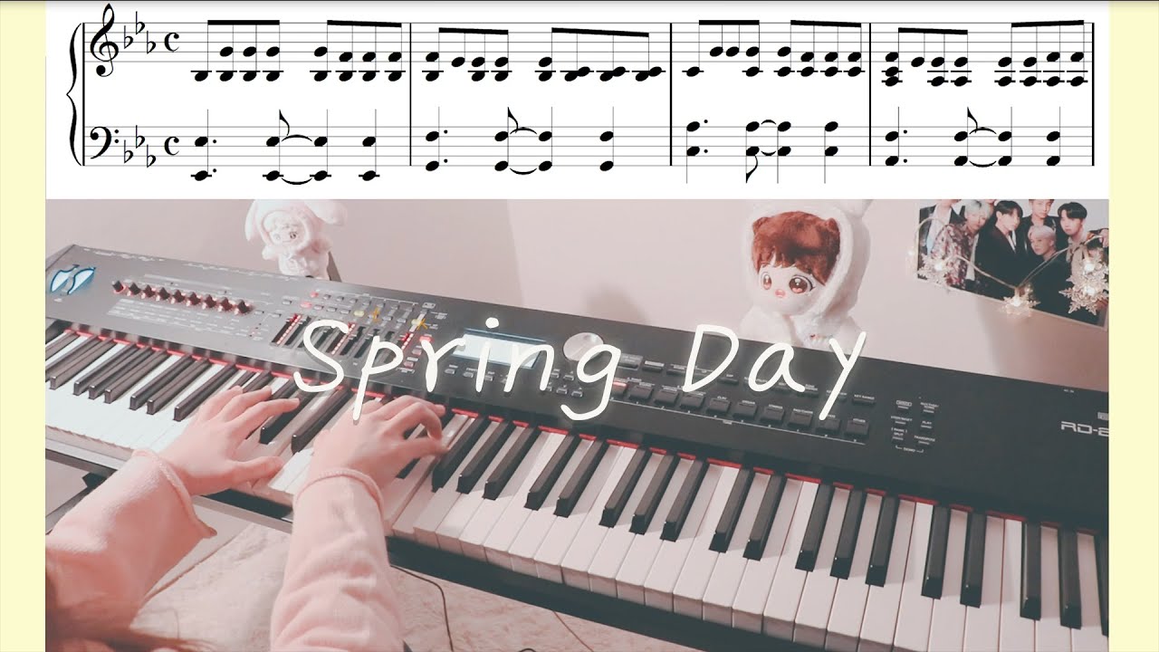 BTS (방탄소년단) - Spring Day (봄날) Piano Cover - YouTube