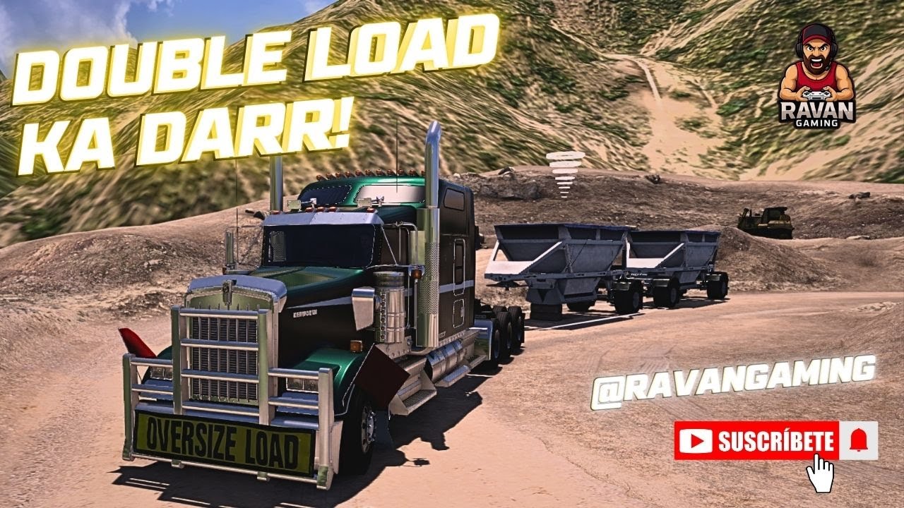 Double Load ka Darr! 😱 Ravan & Shooter ki Pahadi Trucking #ets2 # ...