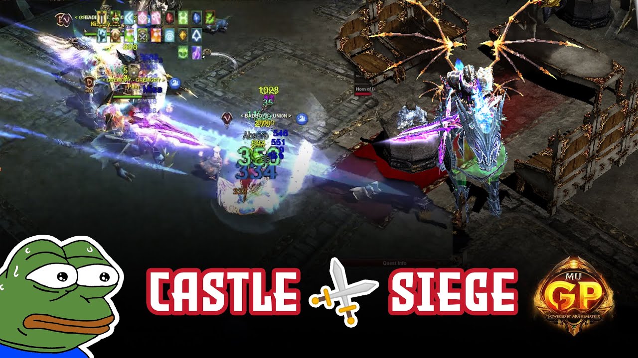 CASTLE SIEGE MU GP 12/09 ⚔️ - YouTube