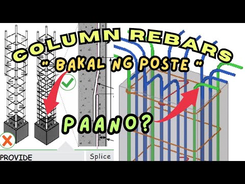 PAANO MALAMAN ANG MGA BAKAL NG POSTE OR COLUMN. - YouTube