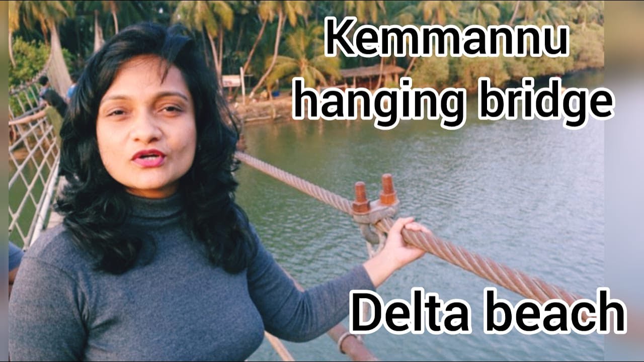 Kemmannu Hanging bridge Delta Beach Tourist places in Brahamavara ...