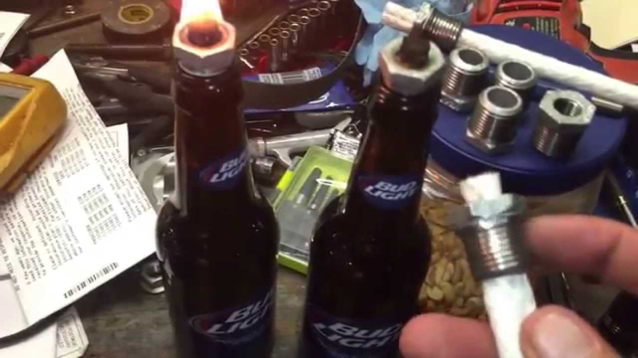 Beer Bottle Tiki Torch, Citronella Torch - YouTube