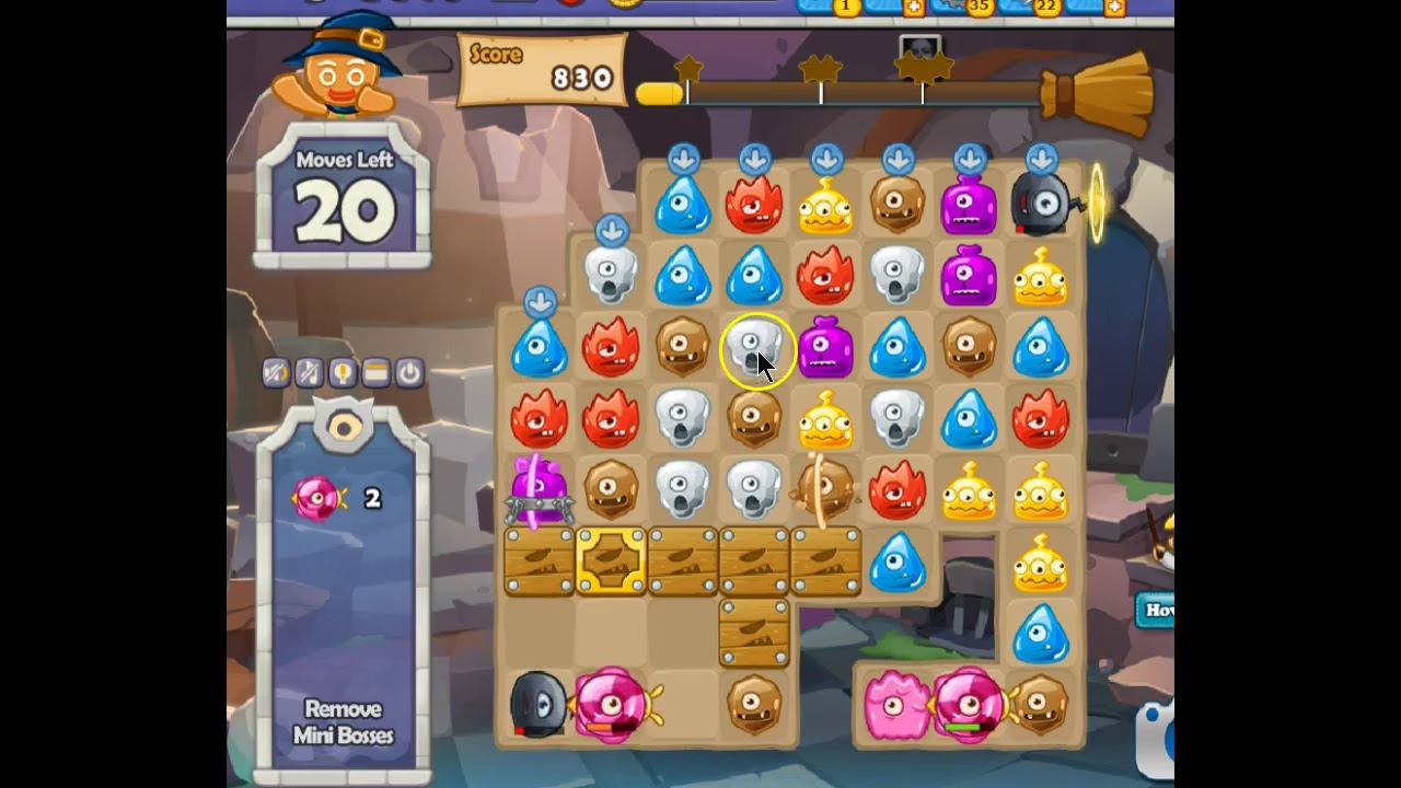 Monster Busters Level 3810 - YouTube
