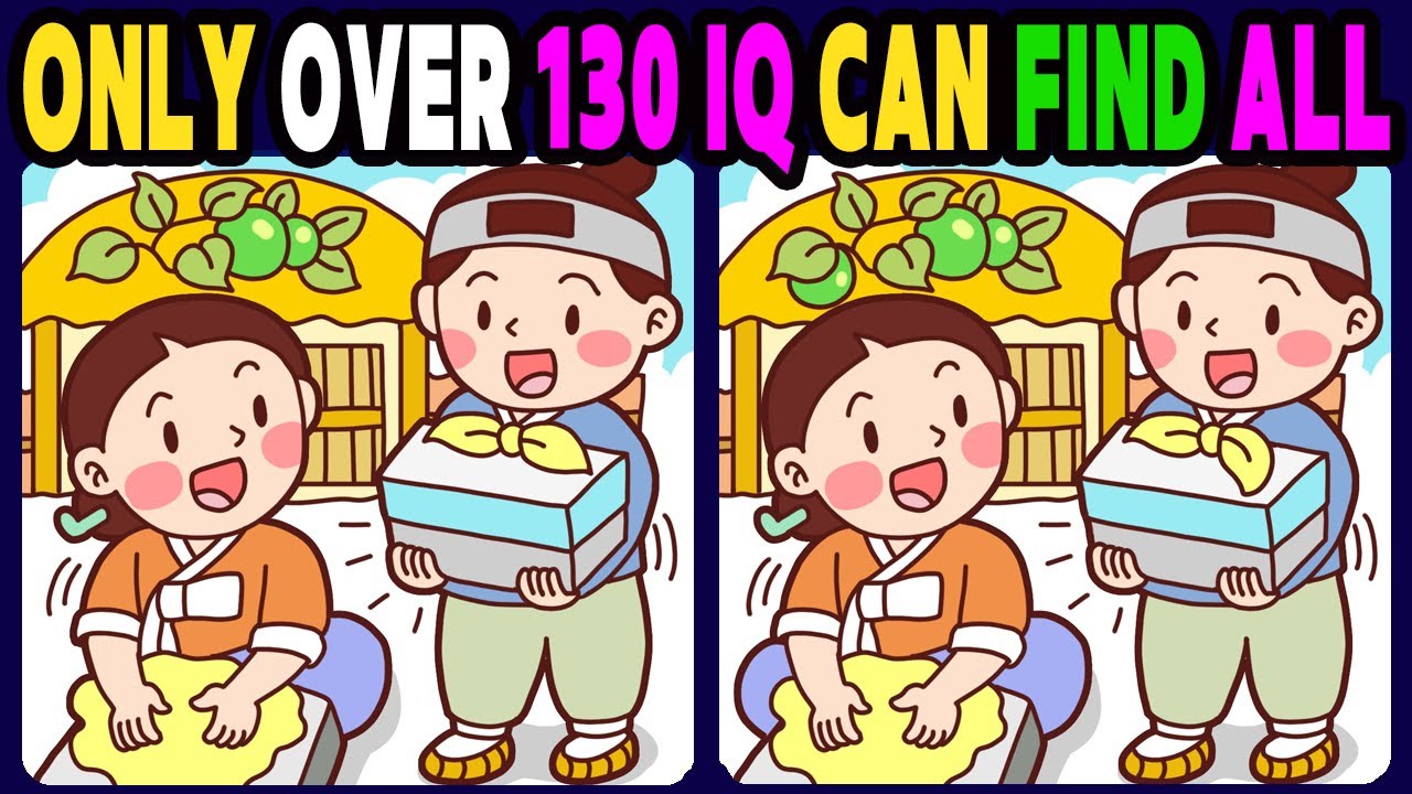 【Find the difference】Only Over 130 IQ Can Find All! / Fun Challenge【Spot the difference】744 ...